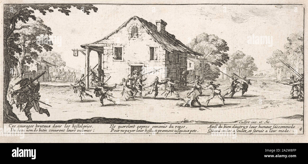 La Maraude (Marauding), Jacques Callot (French, 1592-1635), 1633 ...