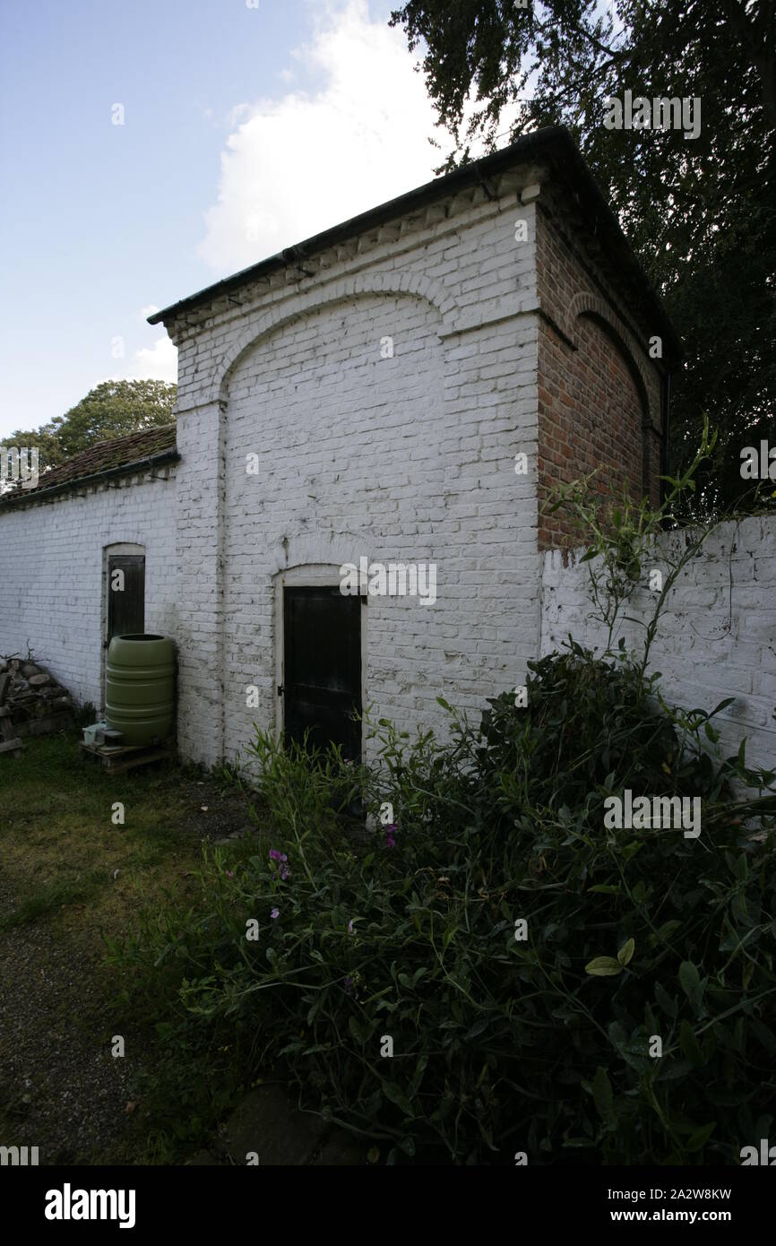 Old Brick Outbuilding and Water Tower on Georgian Country Estate Stock ...