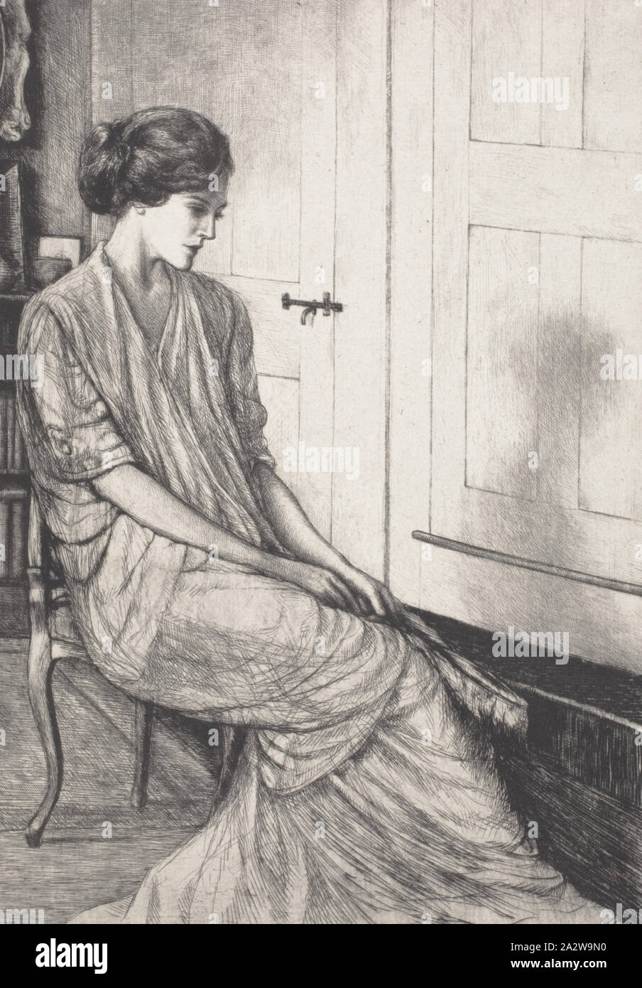 La Tanagra, Ernest Haskell (American, 1876-1925), 20th century, etching ...