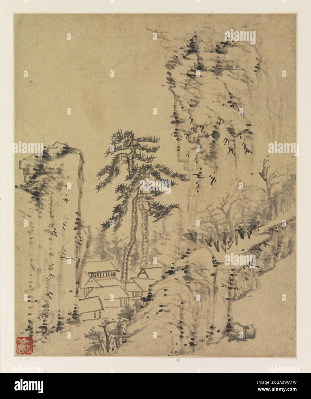 Album of Landscape Paintings, Yang Wencong (Chinese, 1597-1645), Ming dynasty, period, Chongzhen ...