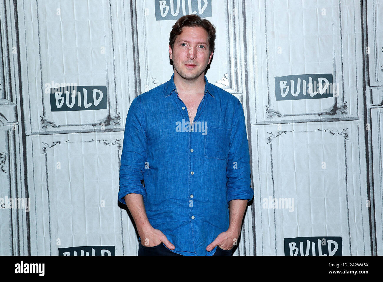 New York, USA. 2 October, 2019. Henry-Alex Rubin at the BUILD Speaker ...