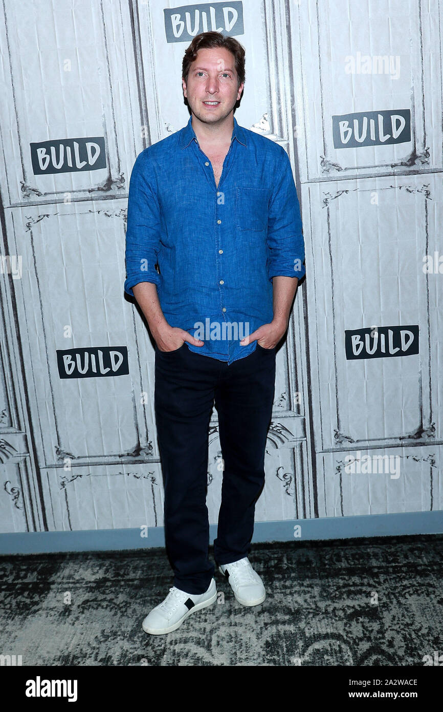 New York, USA. 2 October, 2019. Henry-Alex Rubin at the BUILD Speaker ...