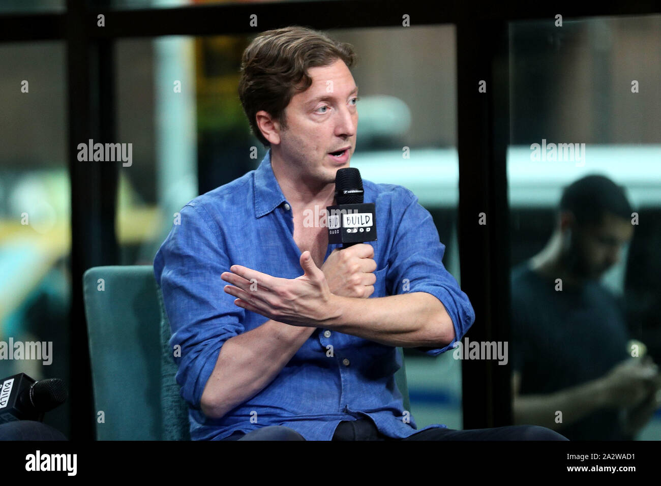 New York, USA. 2 October, 2019. Henry-Alex Rubin at the BUILD Speaker ...