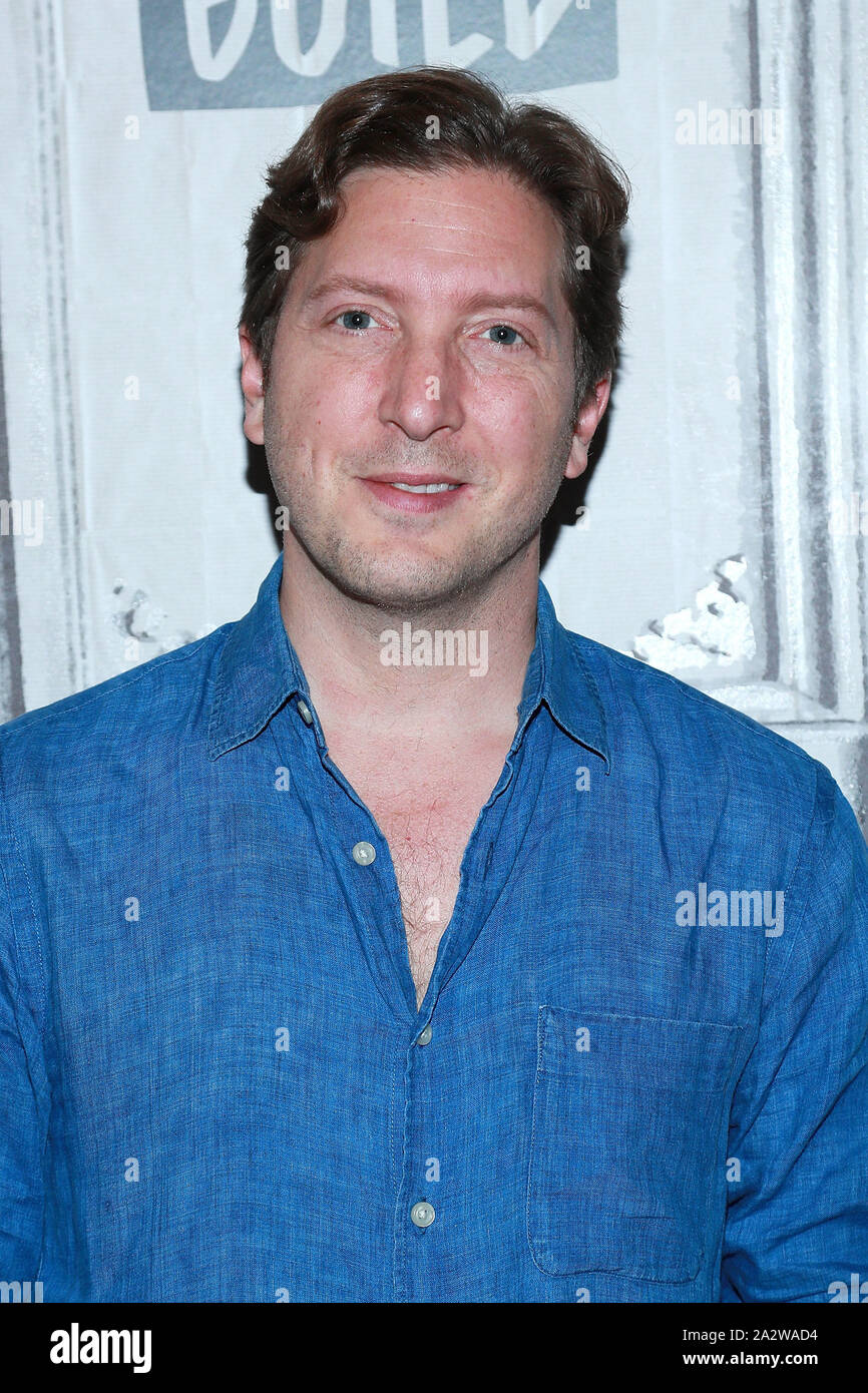 New York, USA. 2 October, 2019. Henry-Alex Rubin at the BUILD Speaker ...