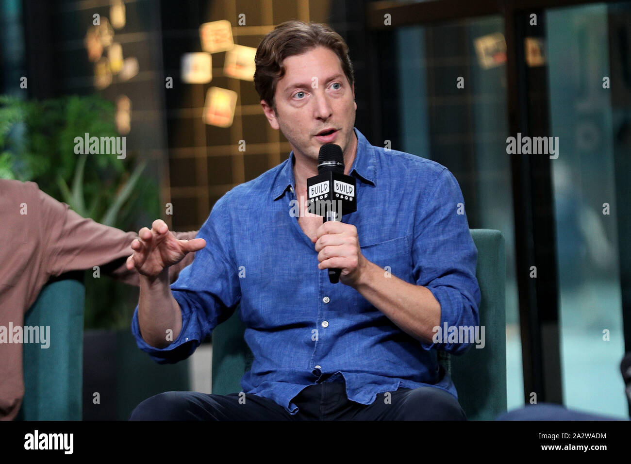 New York, USA. 2 October, 2019. Henry-Alex Rubin at the BUILD Speaker ...