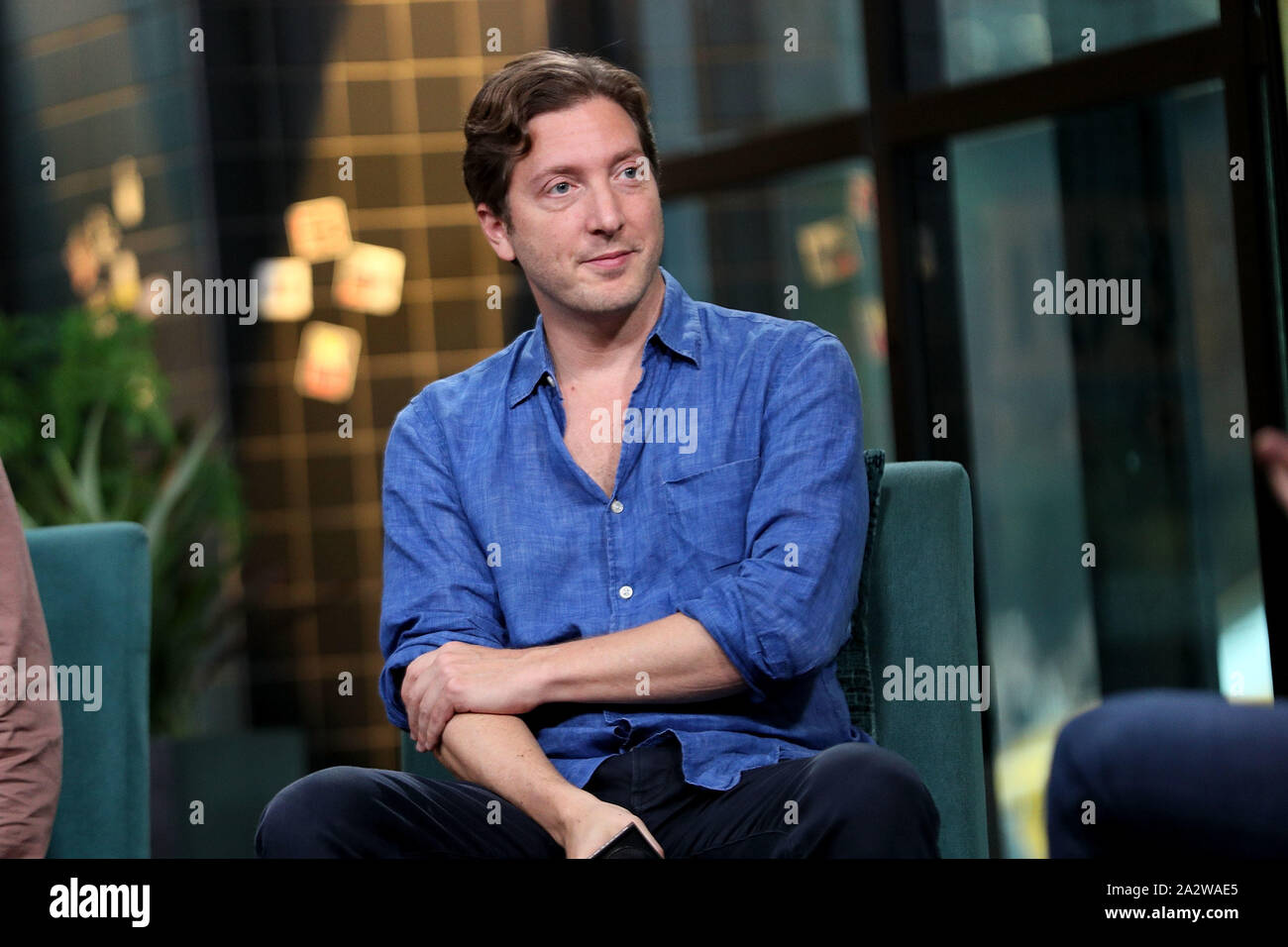 New York, USA. 2 October, 2019. Henry-Alex Rubin at the BUILD Speaker ...
