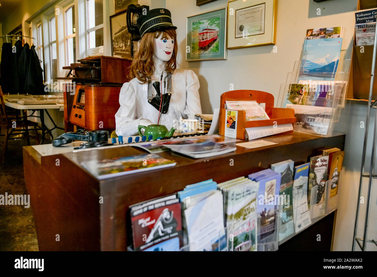 Display, Nelson Electric Tramway Society Museum, Lake Side Park, Nelson ...