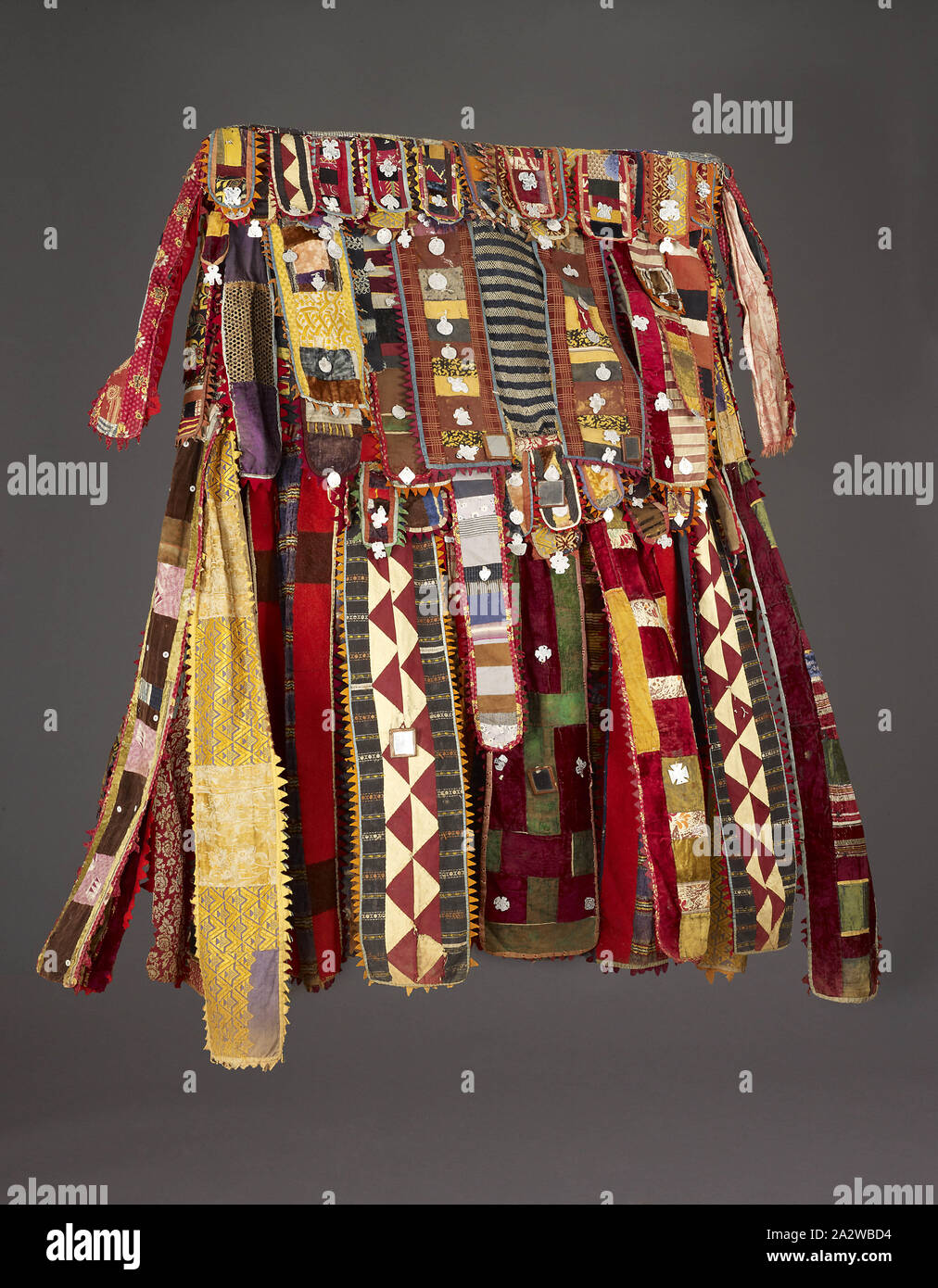 Egungun masquerade garment, Yoruba people, 1930-1970, cotton, wool ...