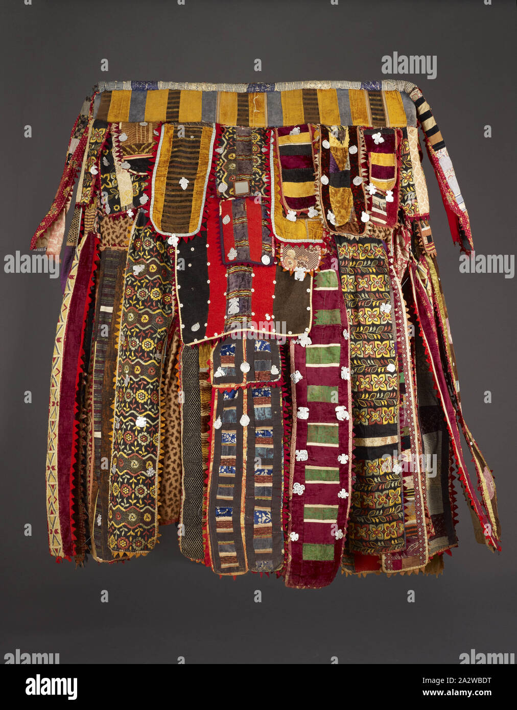 Egungun masquerade garment, Yoruba people, 1930-1970, cotton, wool ...