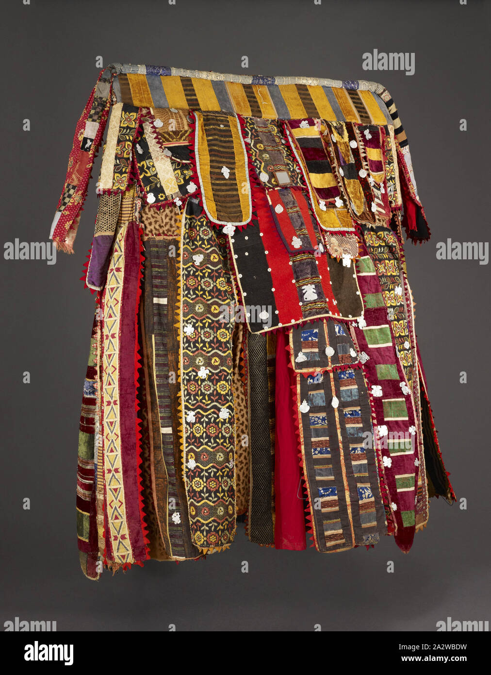 Egungun masquerade garment, Yoruba people, 1930-1970, cotton, wool ...