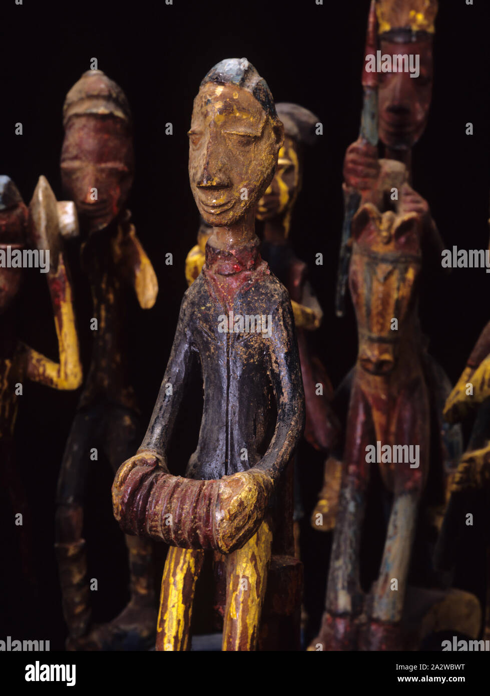 Magbo helmet mask for Oro association, Onabanjo of Itu Meko, late 19th ...