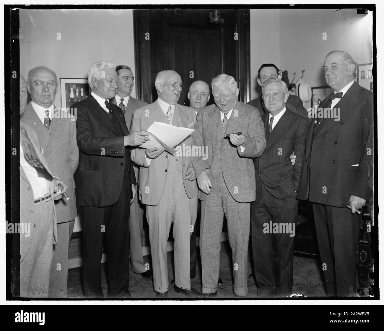 Rep. Hatton Summers; Rep. Albert Thomas; Capt. J.W. Flanagan; Rep. Sam ...