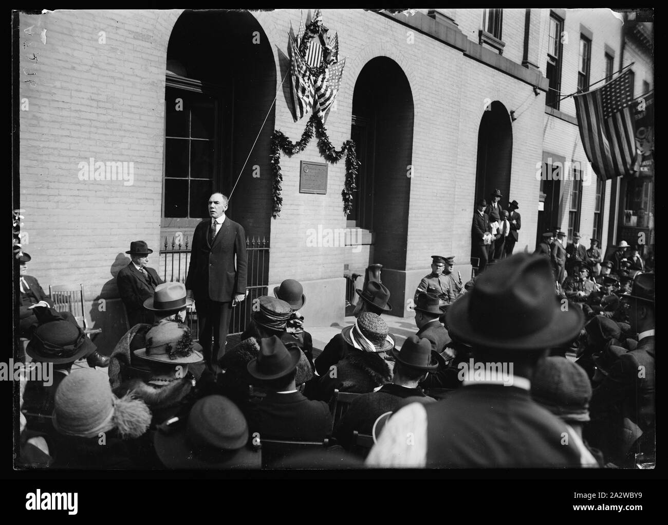 Rep. Henry C. Rathbone, of Ill., addressing the gathering at the ...