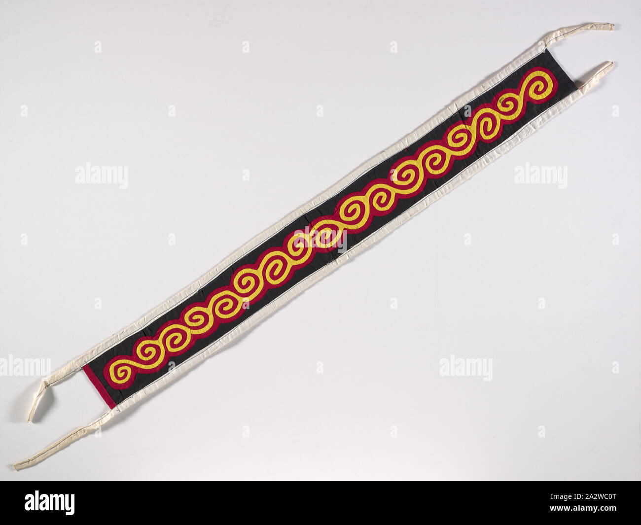 sash (mola), Kuna people, 1920-1970, appliqued cotton, 34-1/4 in. 44 -1 ...