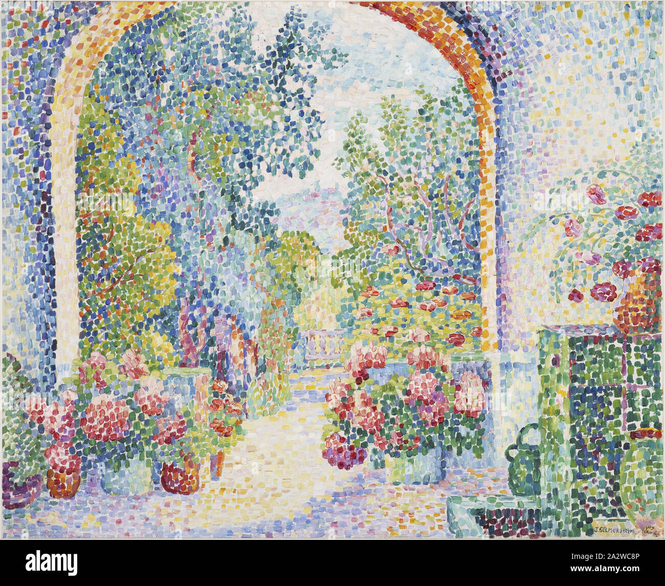 Garden at La Hune, Saint-Tropez, Jeanne Selmersheim-Desgrange (French ...