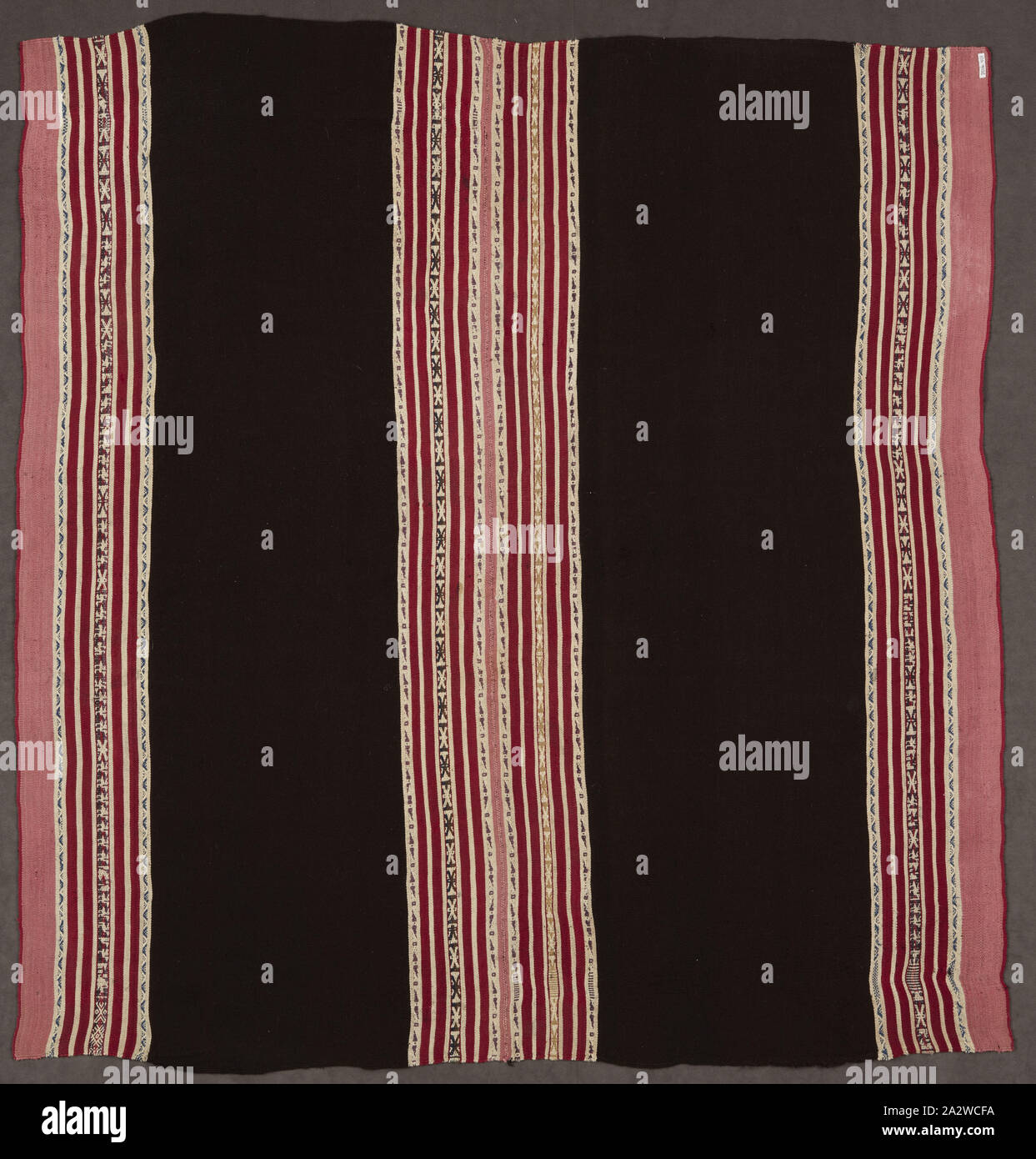woman's shawl, Ahuayo, Aymara people, about 1850, camelid fiber, 44 x ...
