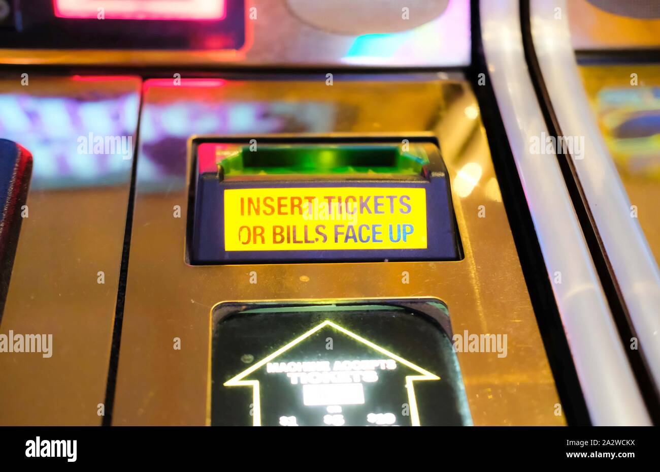 Golden gamble ticket hi-res stock photography and images - Alamy