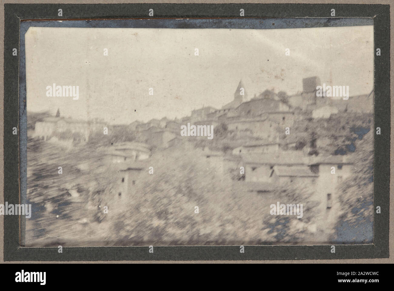 Photograph - French Town, France, Sergeant John Lord, World War I, 1916 ...