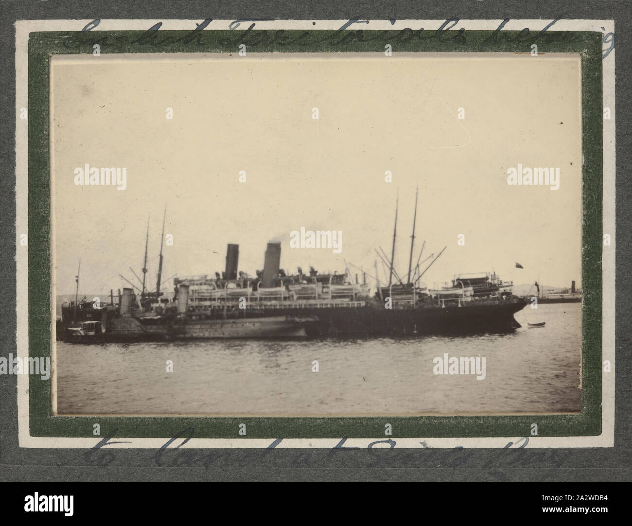 Photograph - Troopship, Suvla Bay, Gallipoli, Turkey, Trooper George ...