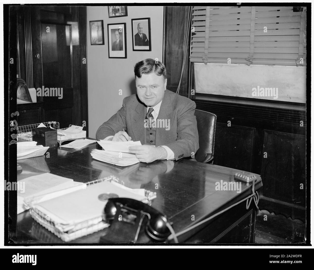 Rep. Lyle H. Boren, Democrat of Okla., Jan. 1940 Stock Photo - Alamy