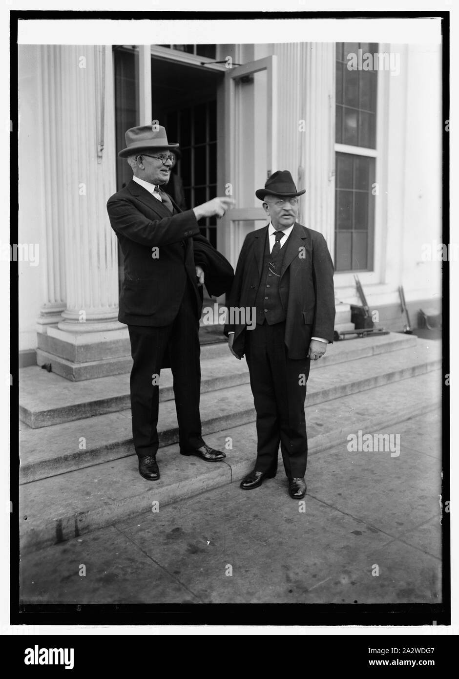 Rep. M.B. Madden & Frank Stearns at W.H. i.e. White House, Washington ...