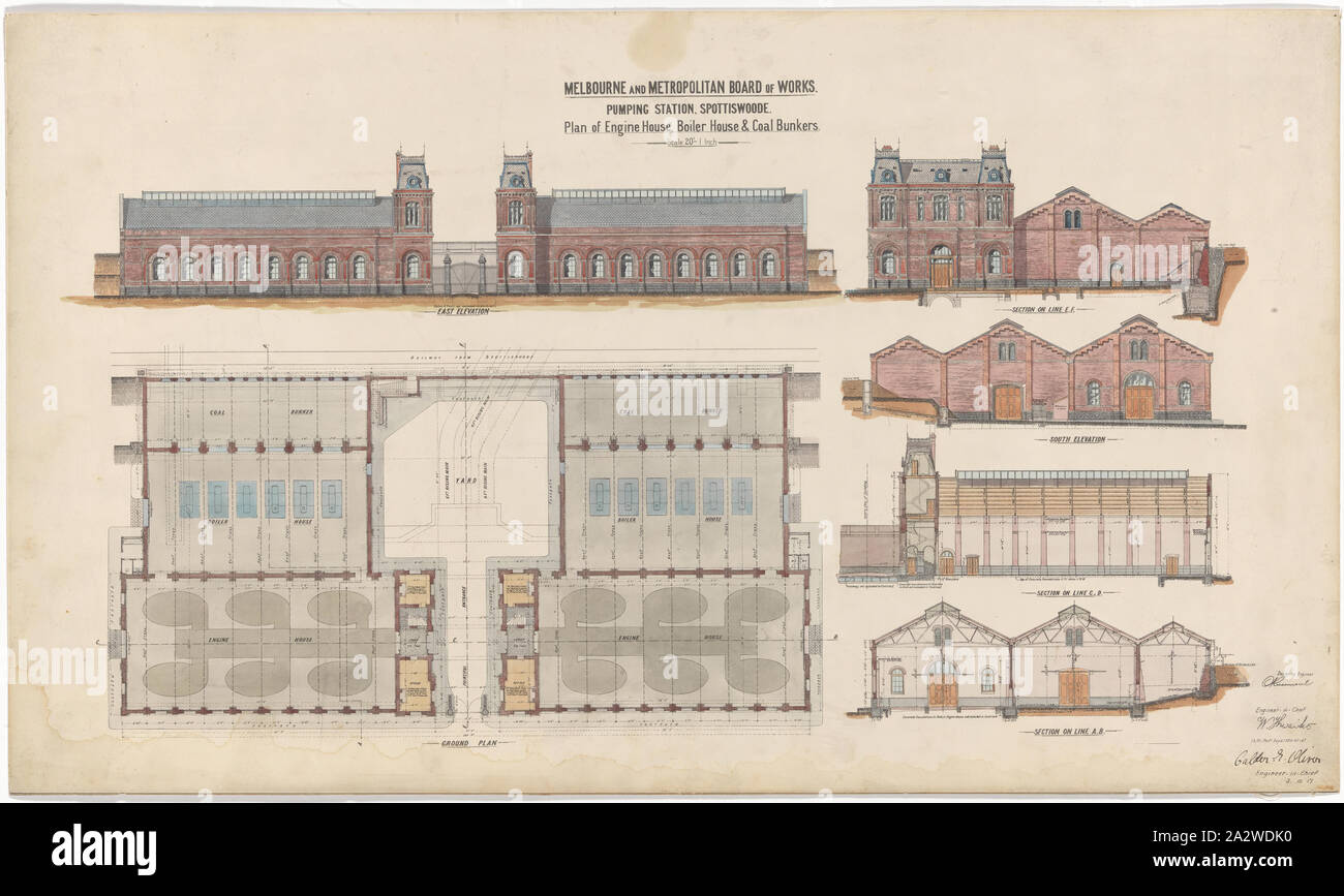 Architectural Drawing - Elevation, Plan & Cross-Section of Buildings ...