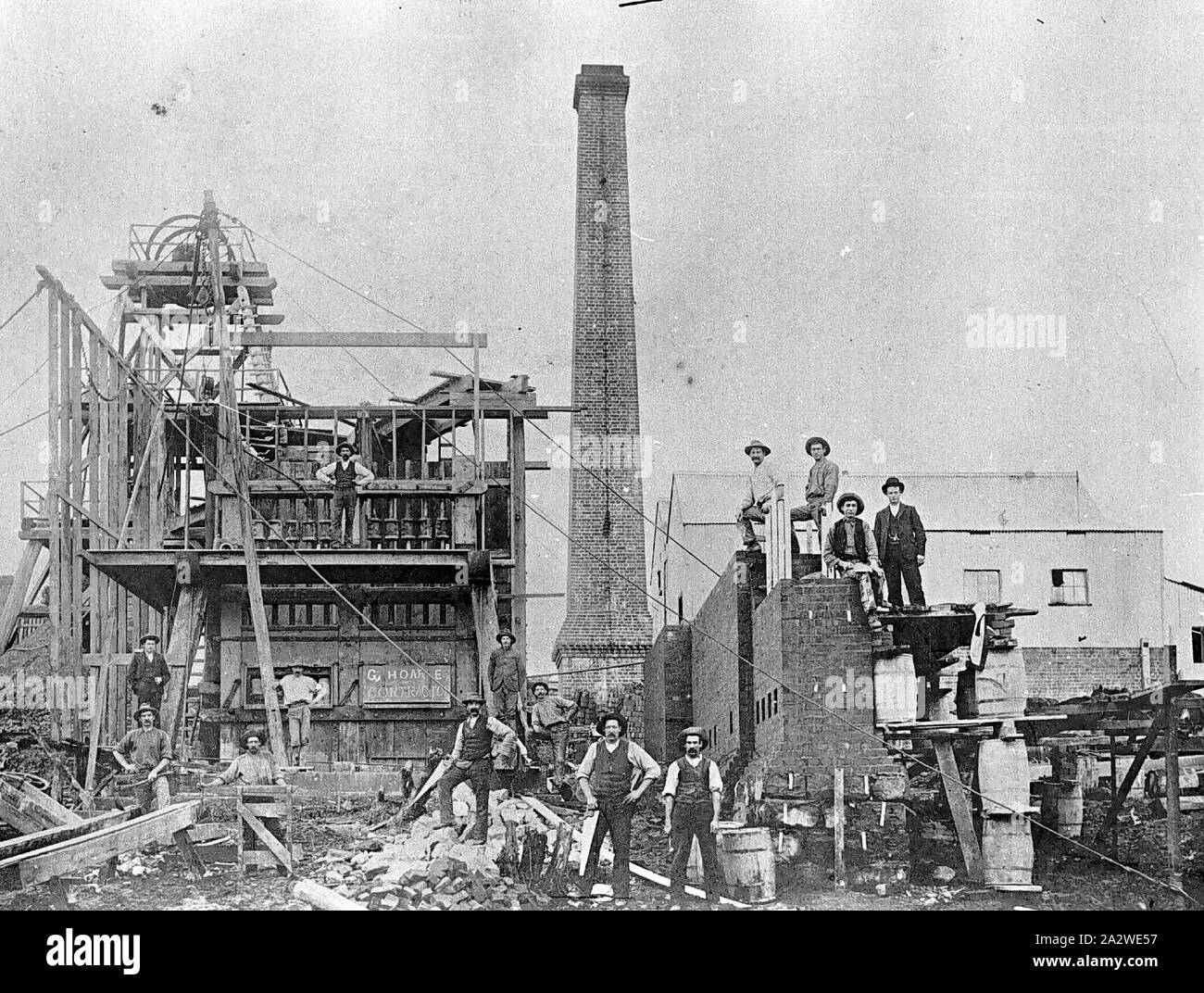 Stamp battery under construction hi-res stock photography and images ...
