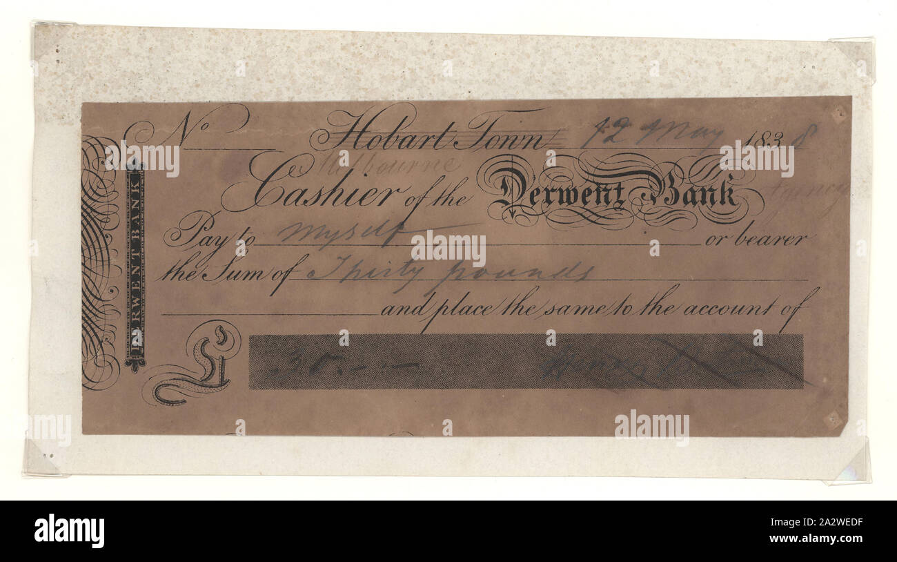 Bearer cheque hi-res stock photography and images - Alamy