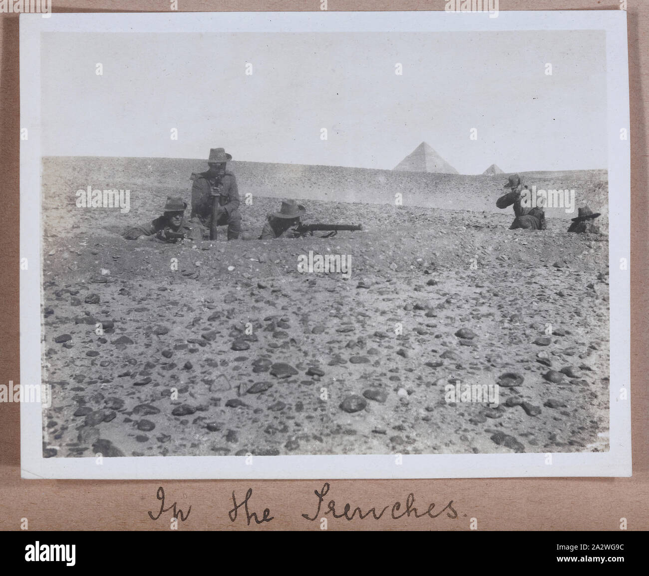 Photograph - 'In the Trenches', Egypt,Captain Edward Albert McKenna ...