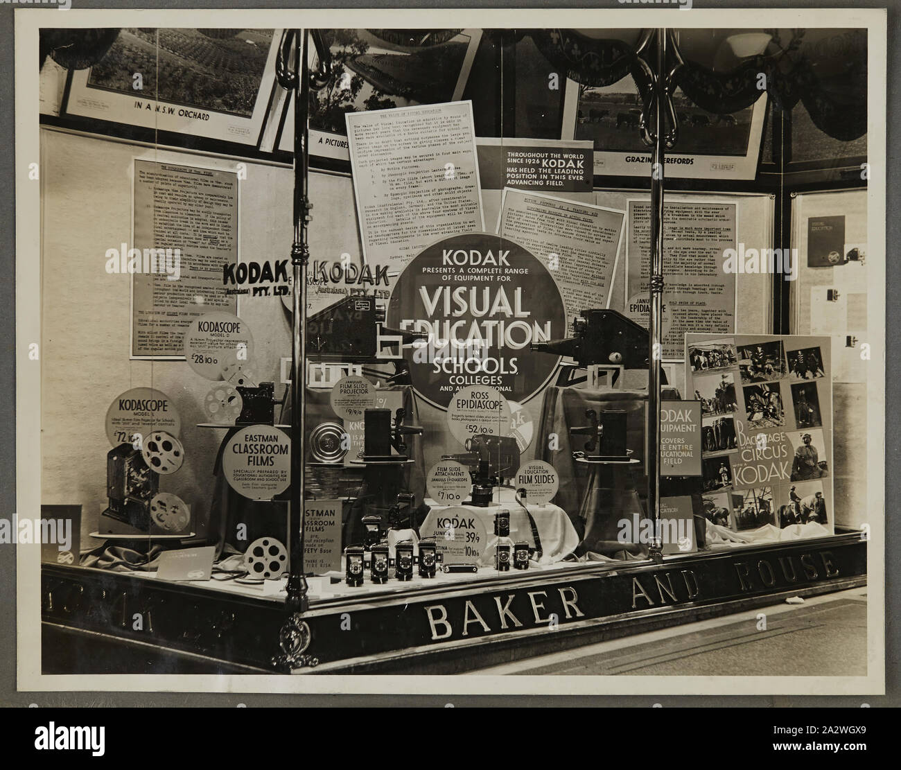 Photograph - Kodak, Shopfront Display, 'Visual Education in Schools ...