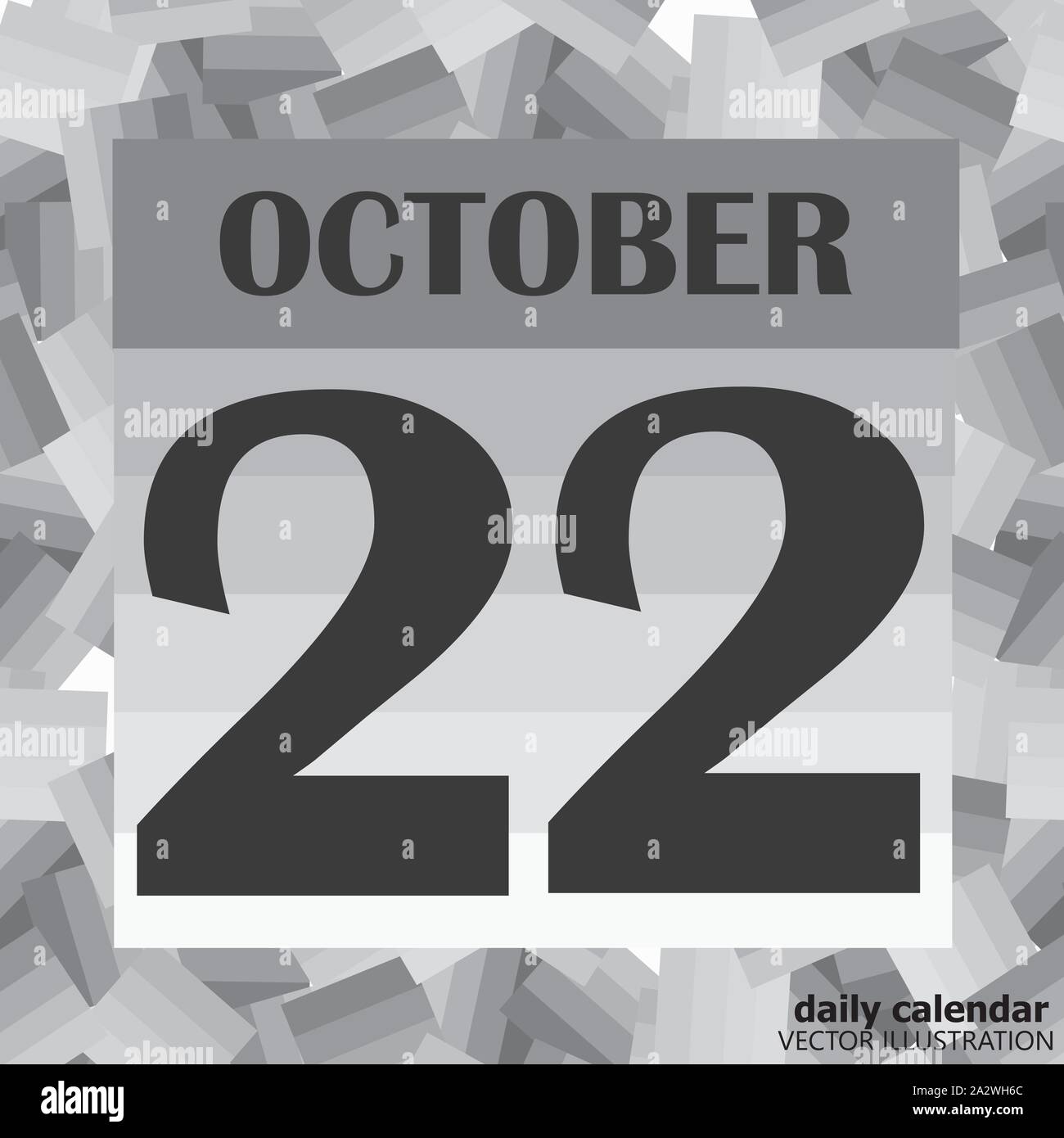 October 22 icon. For planning important day. Banner for holidays and ...