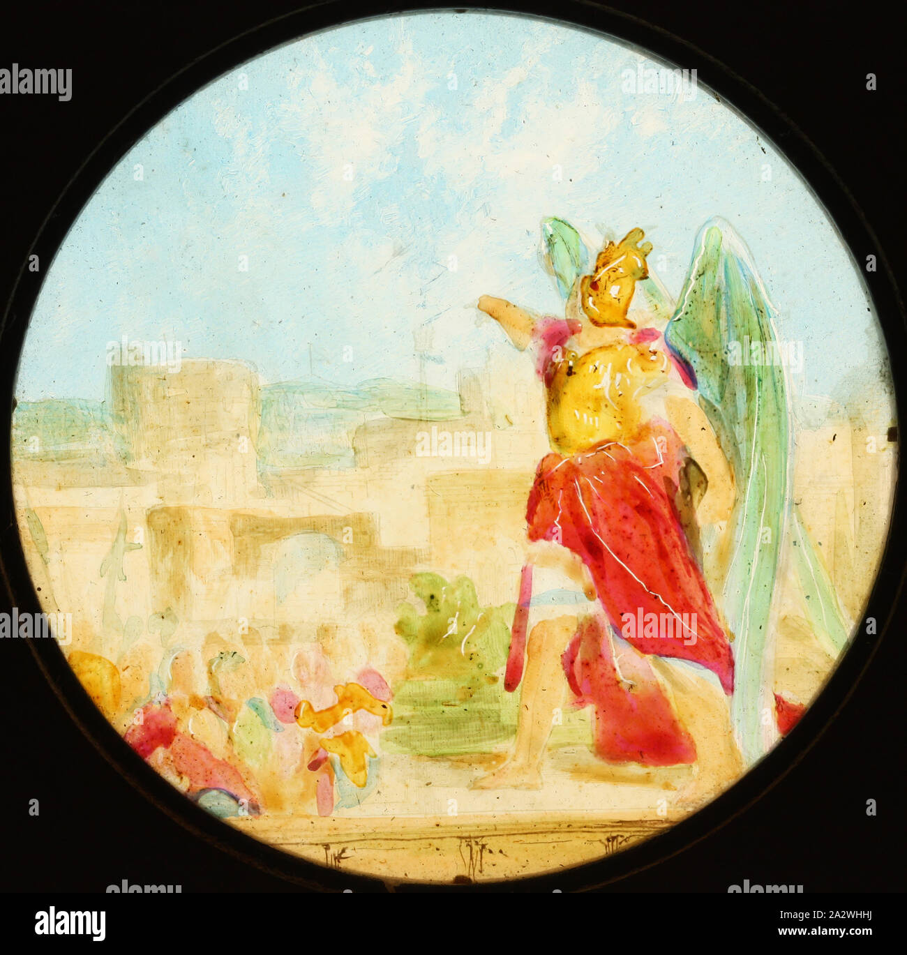 Lantern Slide - The Holy War, 'Diabolus', 1850-1910, Painted lantern ...