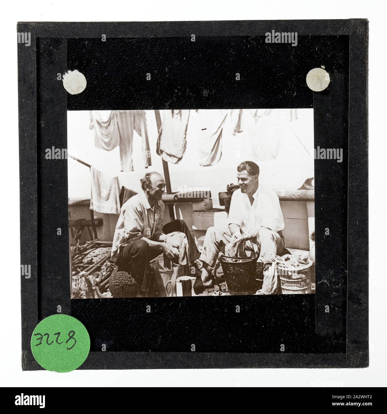 James marr washing clothes aboard hi-res stock photography and images ...