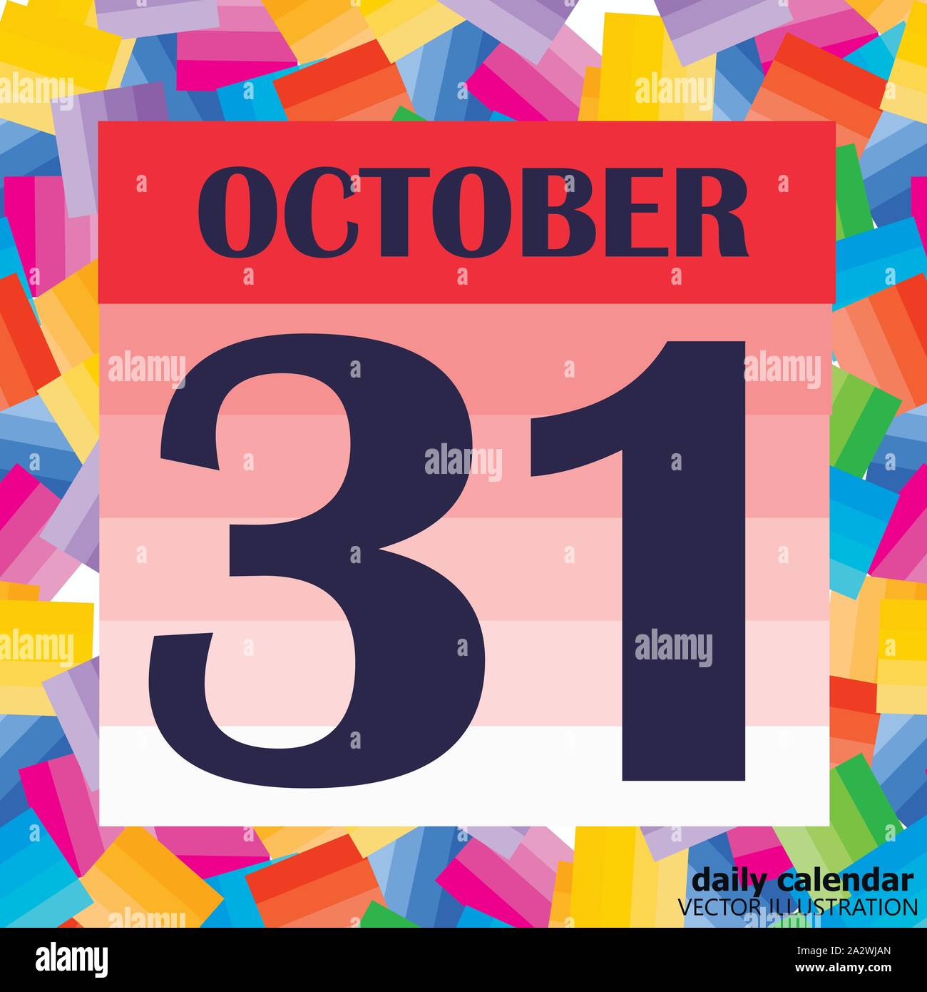 October 31 icon. For planning important day. Banner for holidays and ...