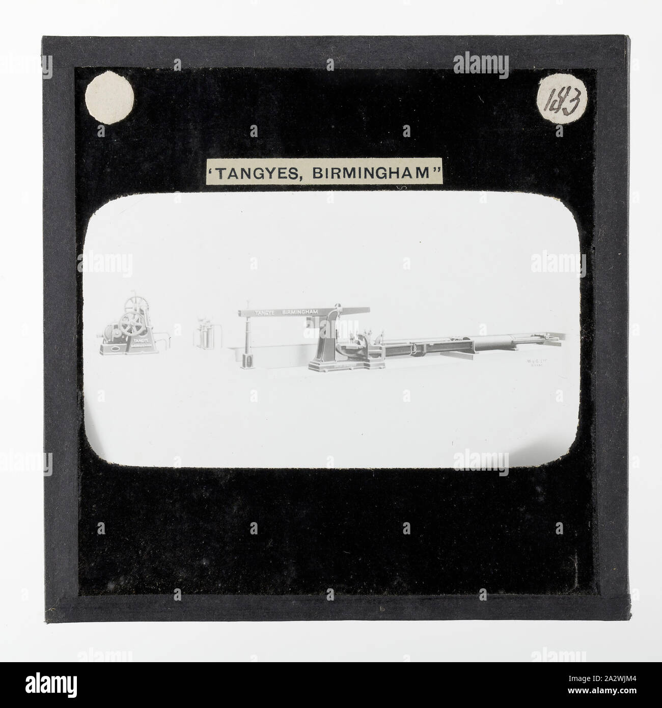 Lantern Slide - Tangyes Ltd, Chain & Cable Testing Machine, circa 1910 ...