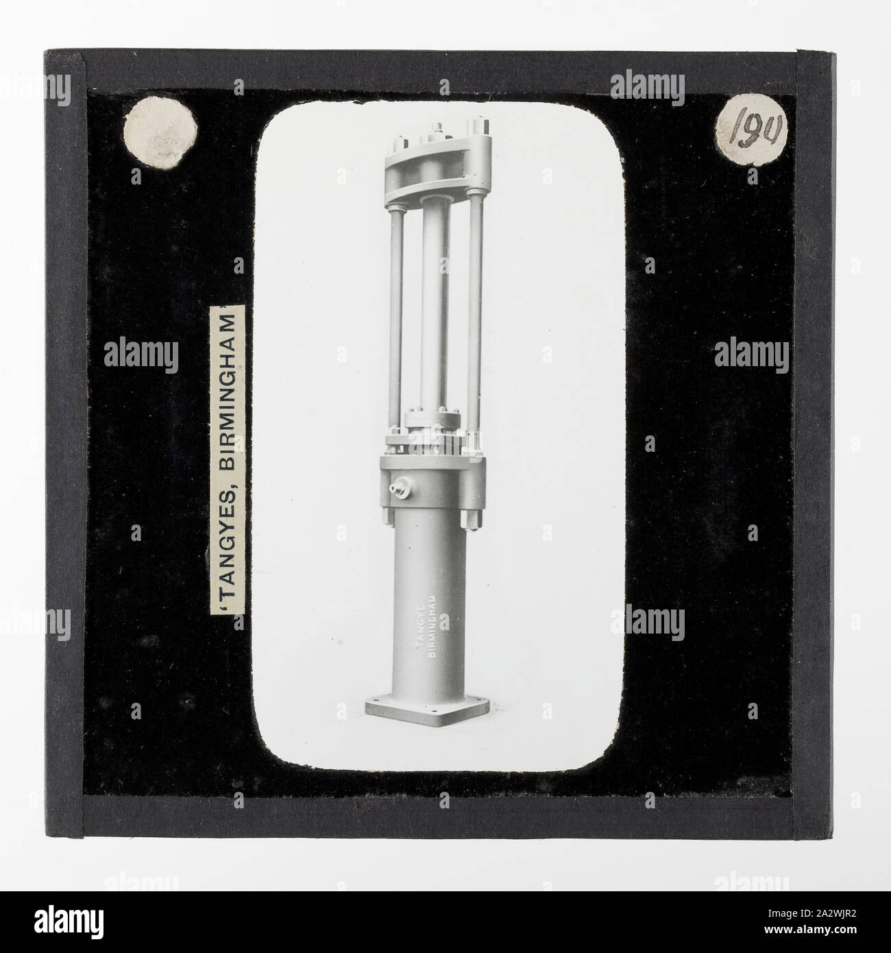 Lantern Slide - Tangyes Ltd, Hydraulic Intensifier, circa 1910, One of ...