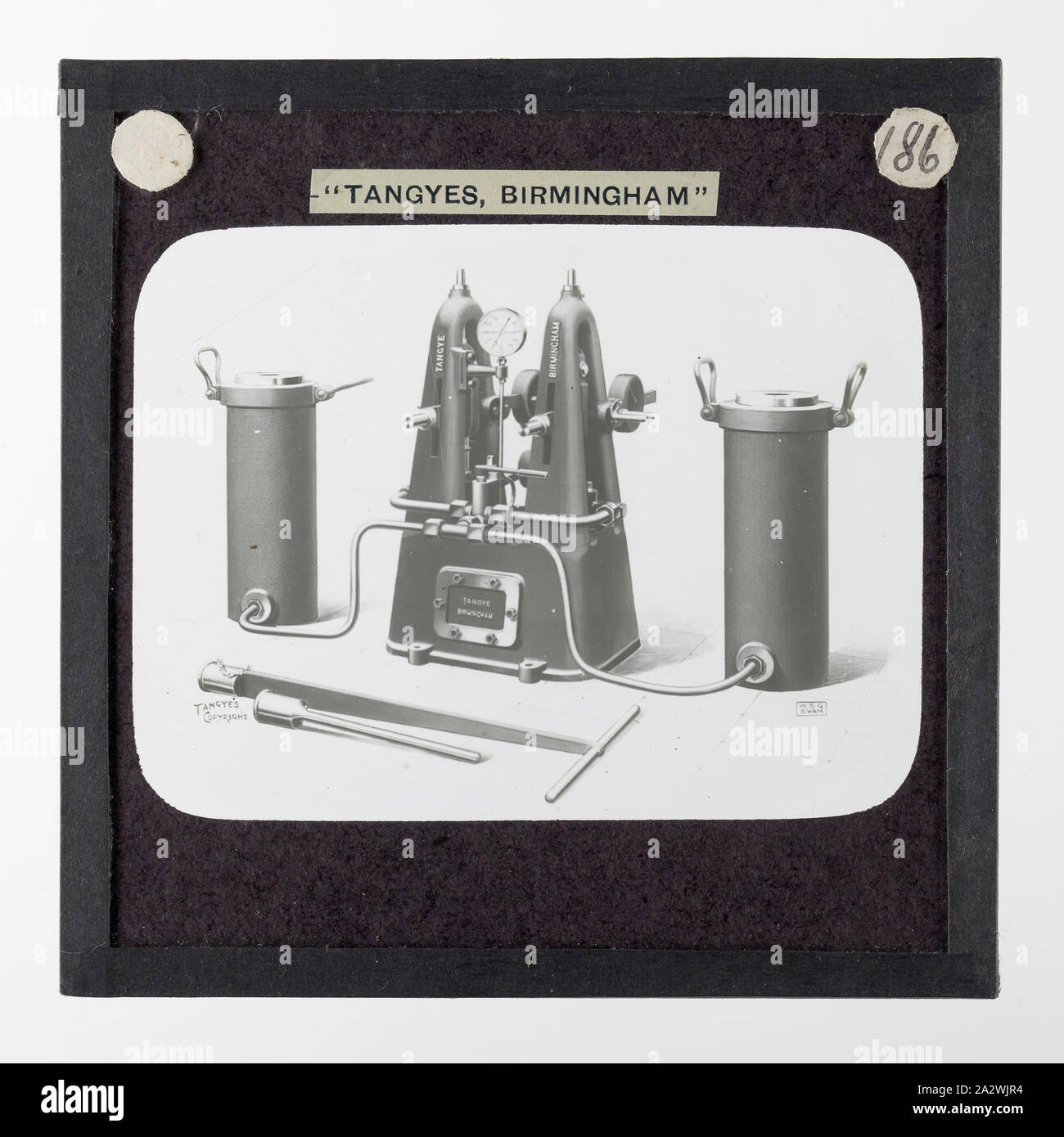 Lantern Slide - Tangyes Ltd, Hydraulic Jacks, circa 1910, One of 239 ...