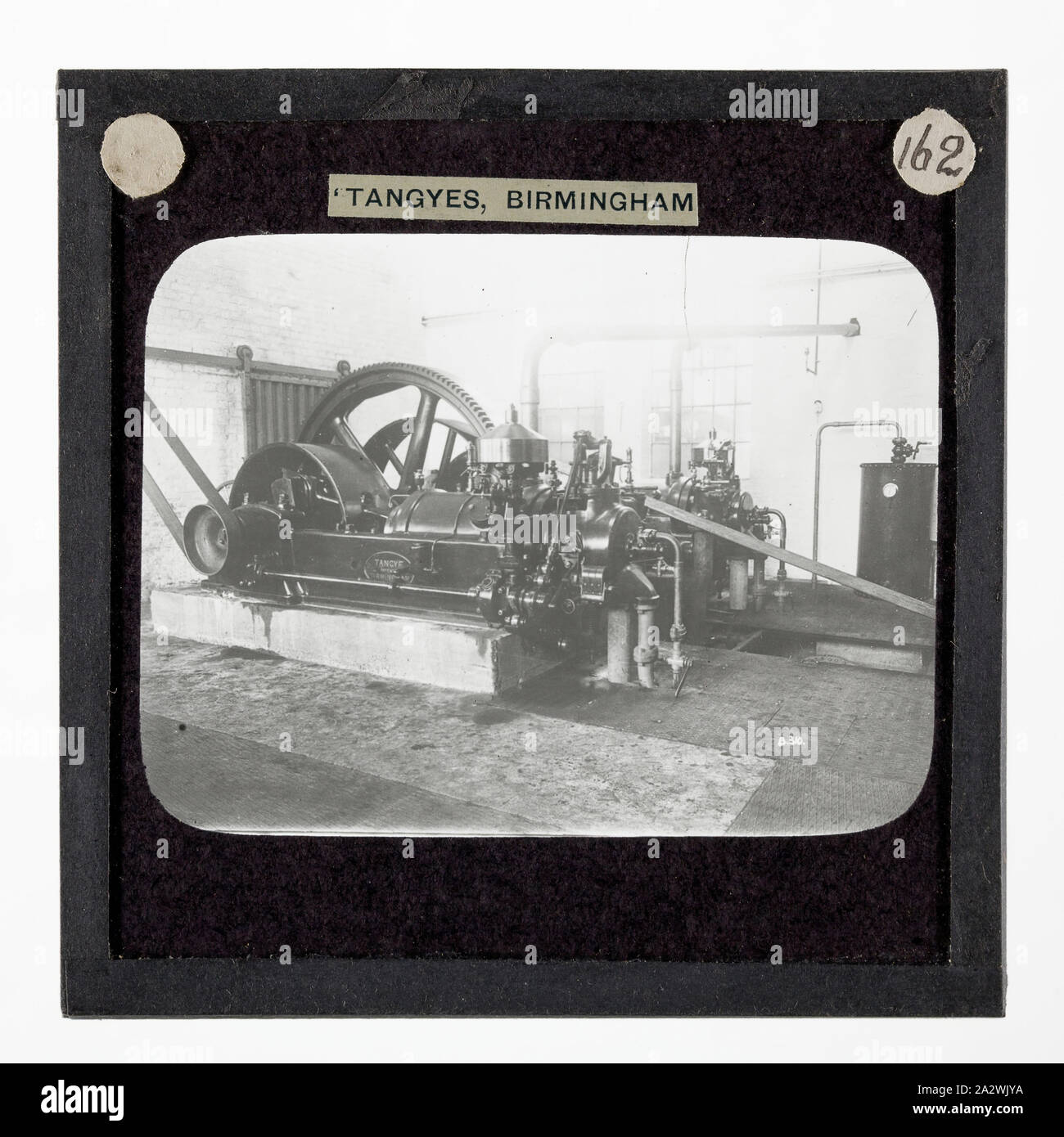 Lantern Slide - Tangyes Ltd, Suction Gas Engine, circa 1910, One of 239 ...