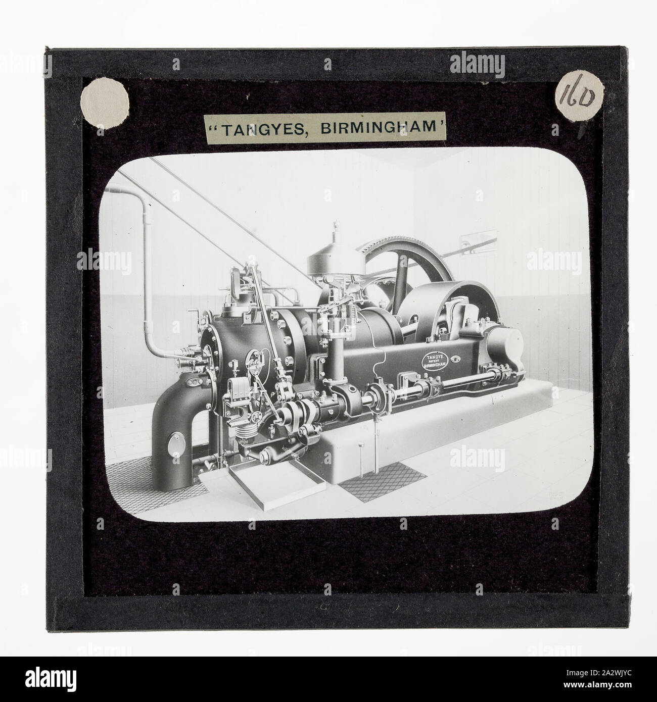 Lantern Slide - Tangyes Ltd, Suction Gas Engine, circa 1910, One of 239 ...