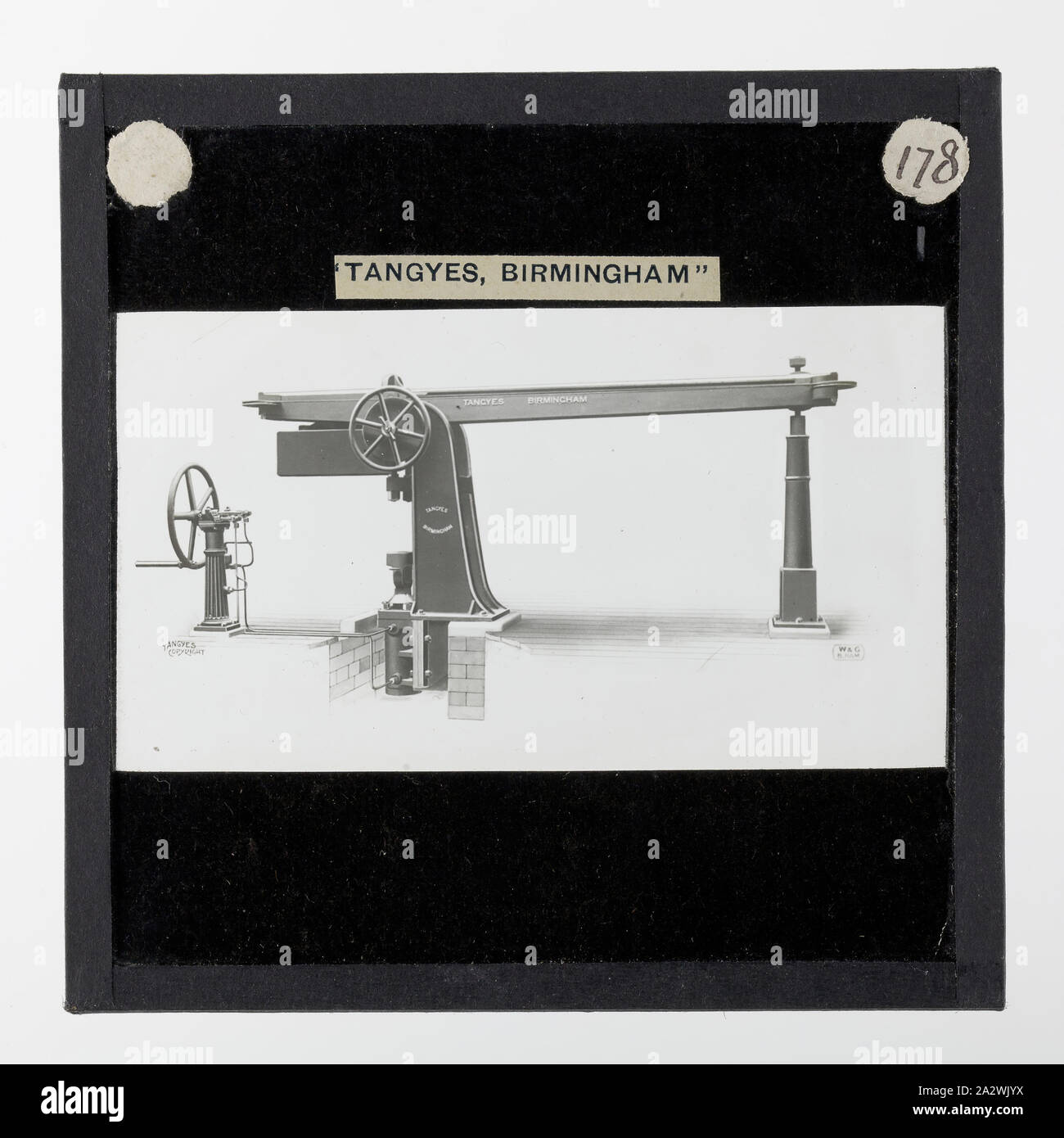 Lantern Slide - Tangyes Ltd, Tensile Tester, circa 1910, One of 239 ...