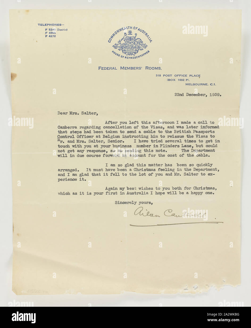 Mrs salter hi-res stock photography and images - Alamy