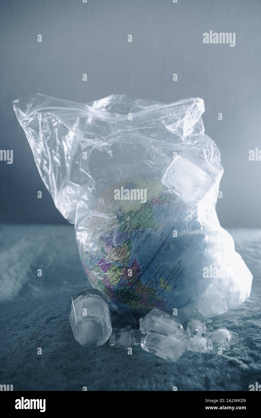 global warming as a huge problem of mankind. planet earth can't breathe ...