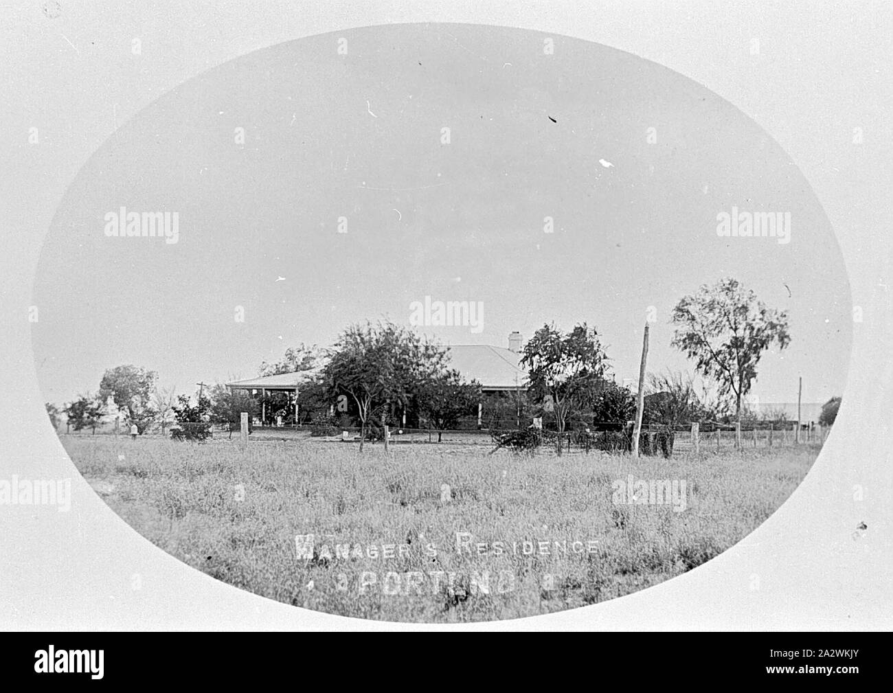 Negative - 'Manager's Residence, Portland', Isisford District ...