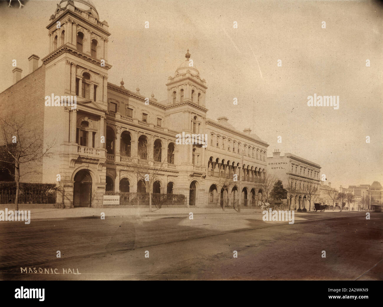 Photograph - Masonic Hall, Collins Street, Melbourne, Victoria, circa ...