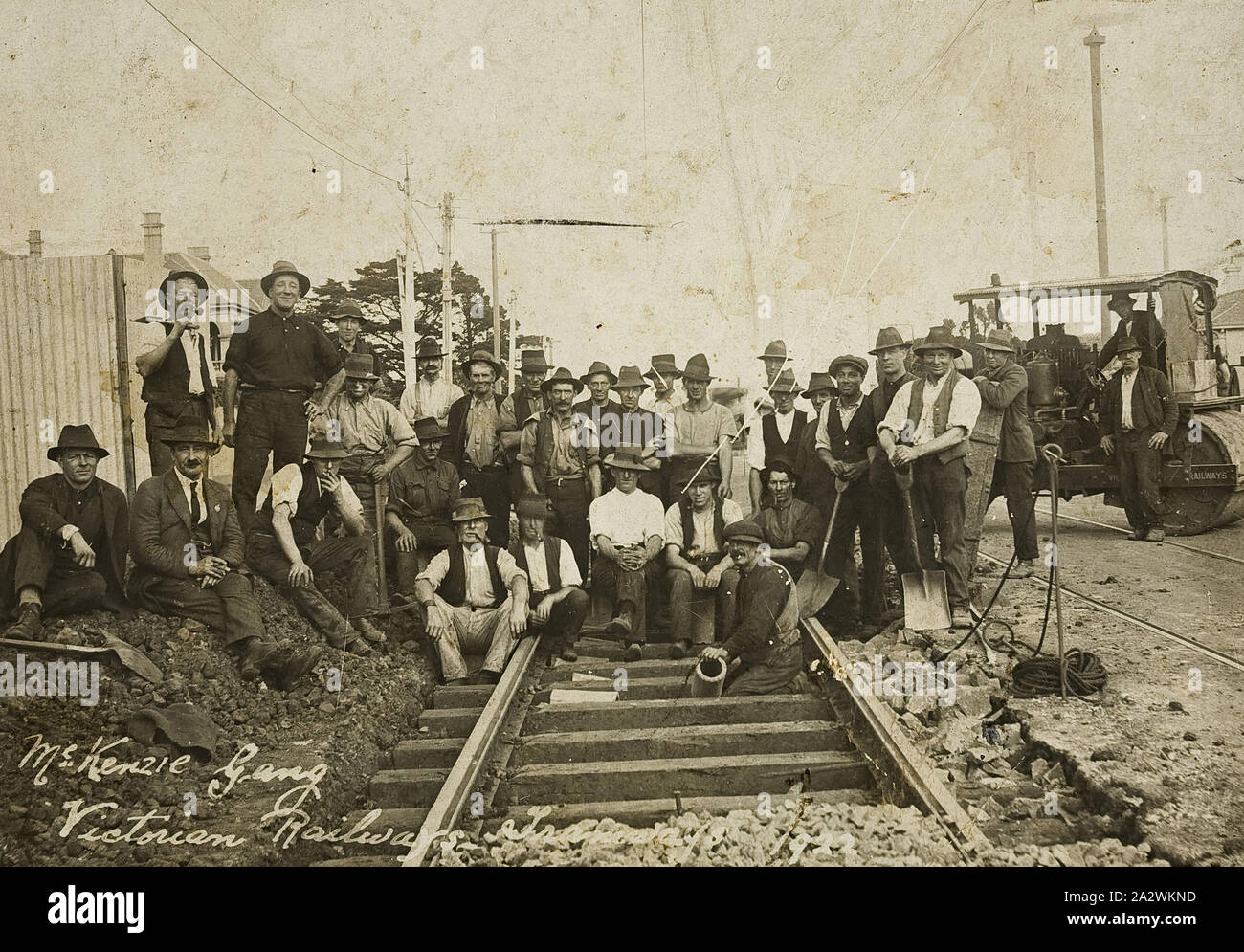 Victorian railway workers hi-res stock photography and images - Alamy