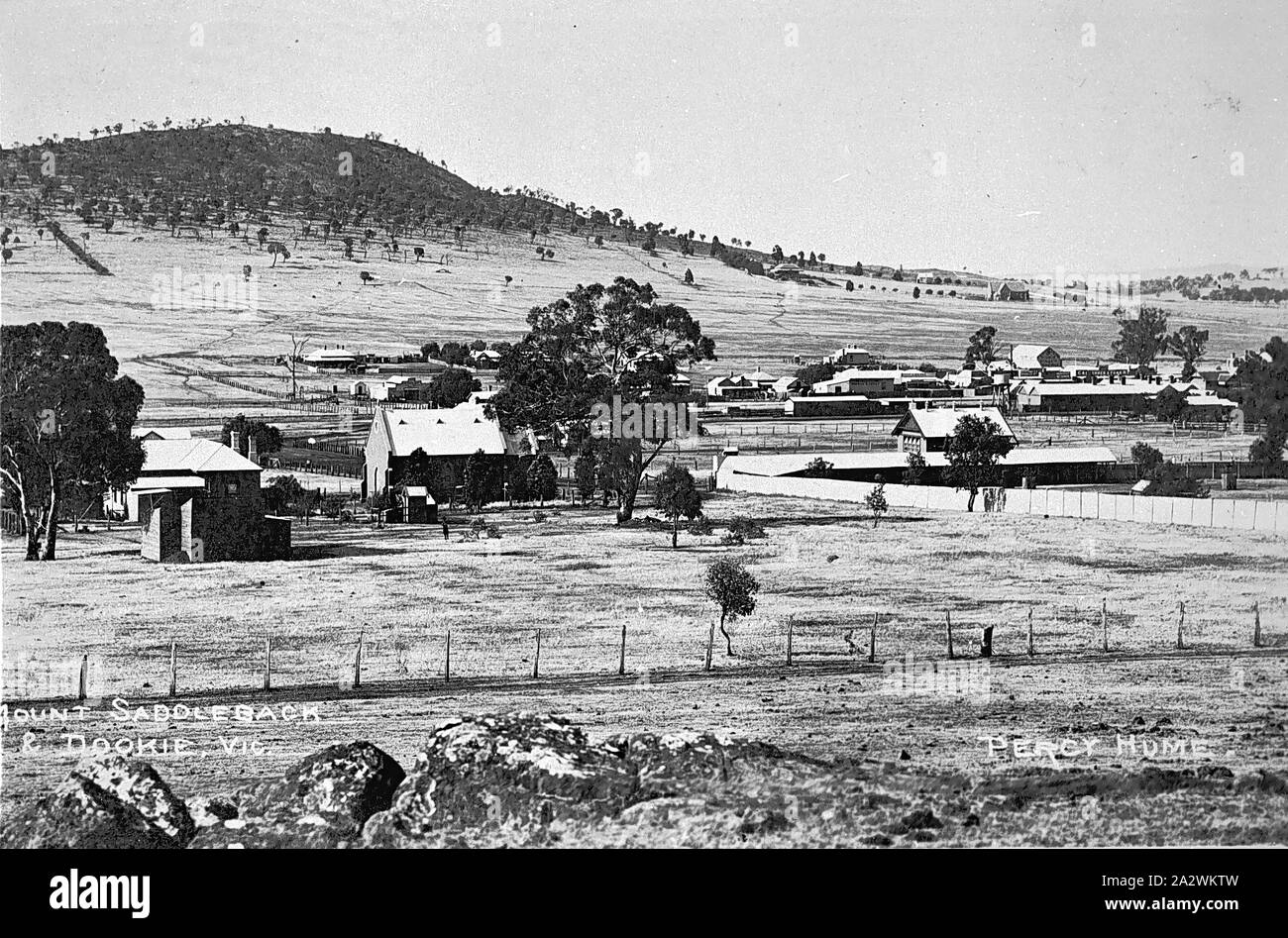 Negative - Dookie, Victoria, 1908, The township of Dookie Stock Photo ...