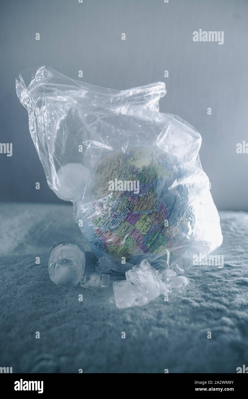 global warming as a huge problem of mankind. planet earth can't breathe ...