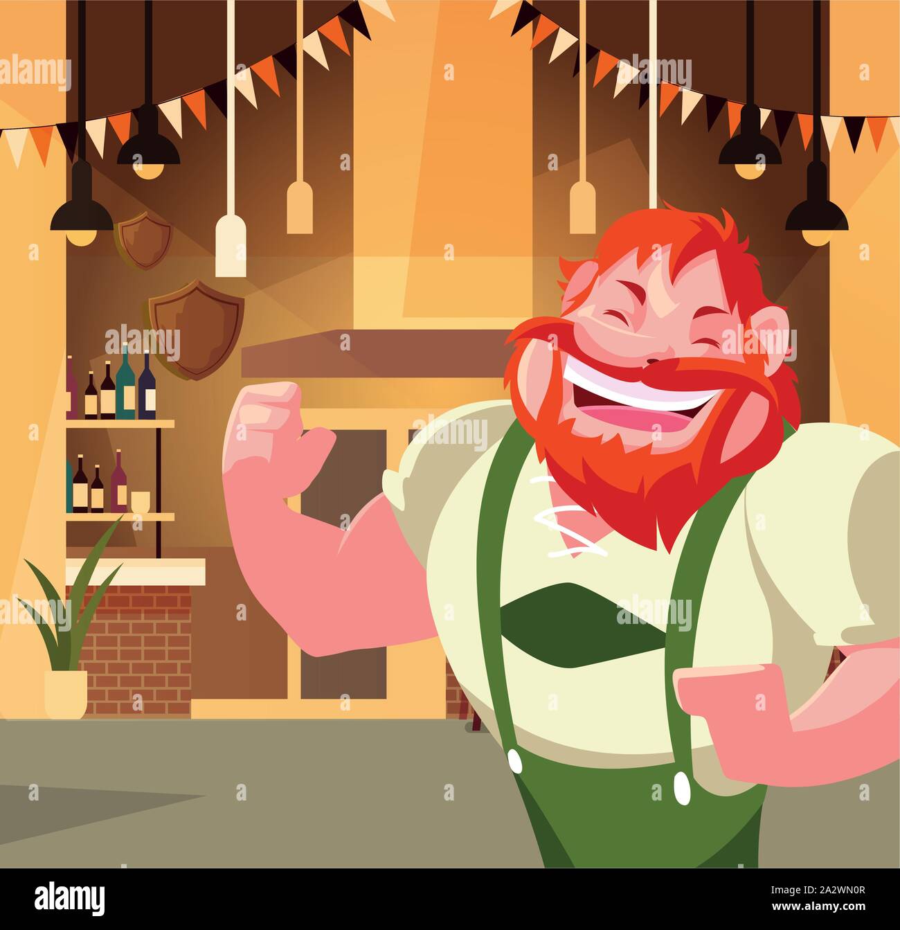 Oktoberfest man design, Germany festival celebration europe landmark ...