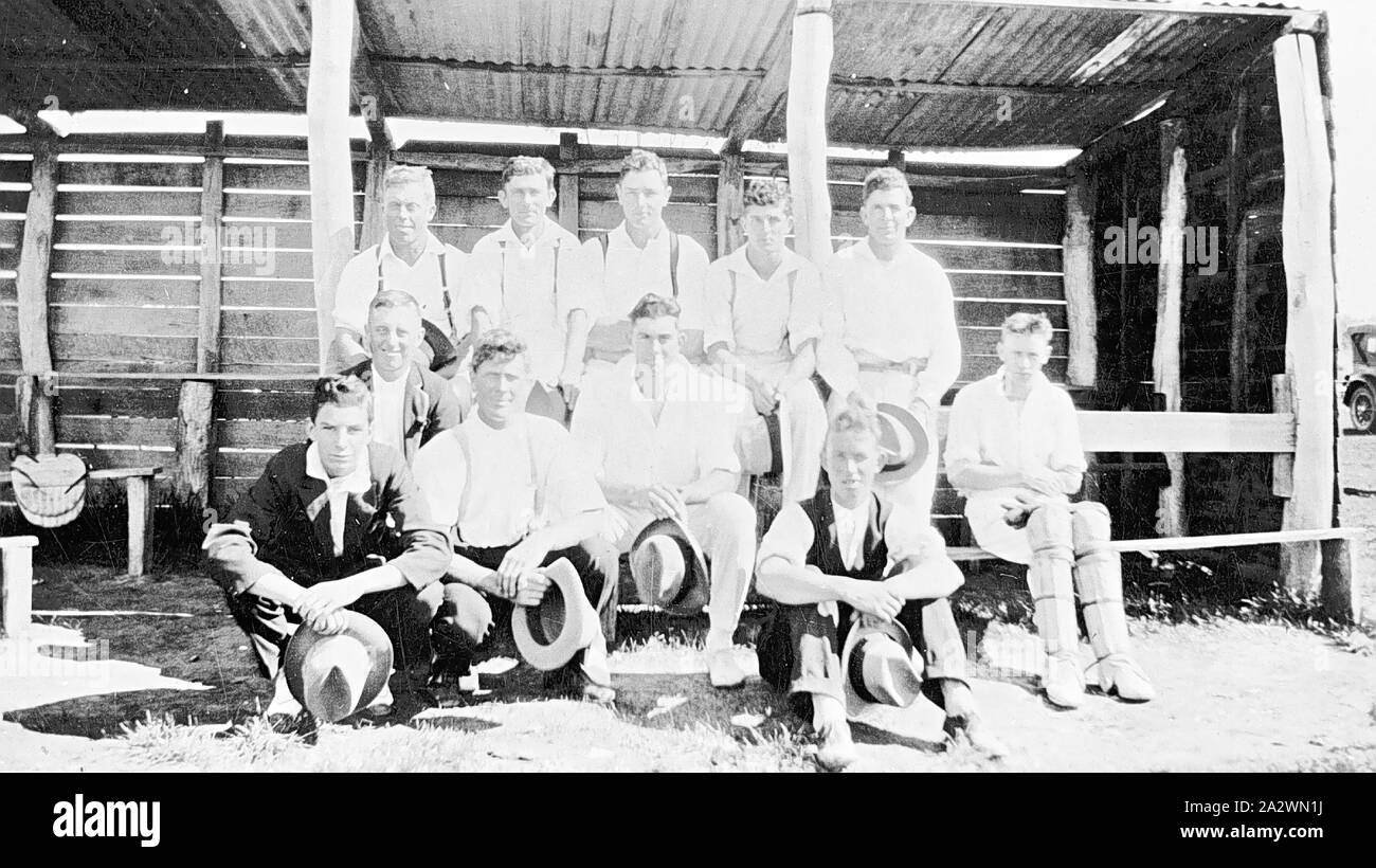 Negative - Members of the Moyston Cricket Team, Moyston, Victoria ...