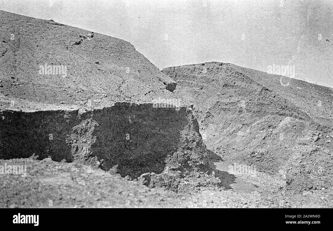 Negative - Breached Dam Wall on 'Portland Downs' Station, Isisford ...